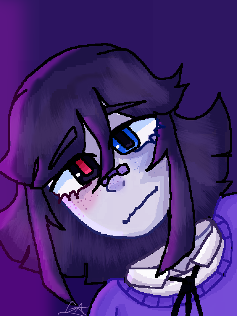 Glitchy Gurl - ibisPaint