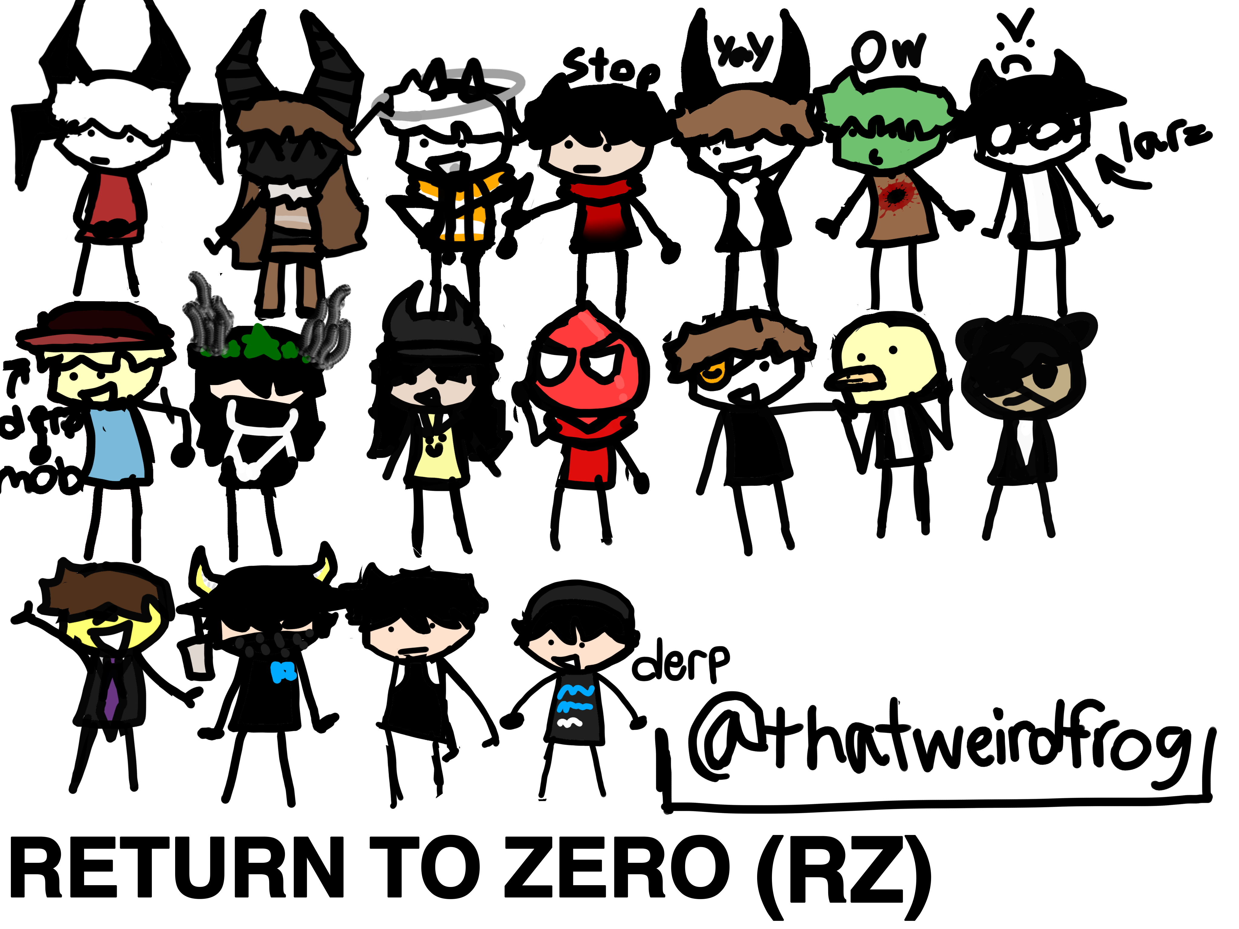 the rz clan (there’s more people) - ibisPaint