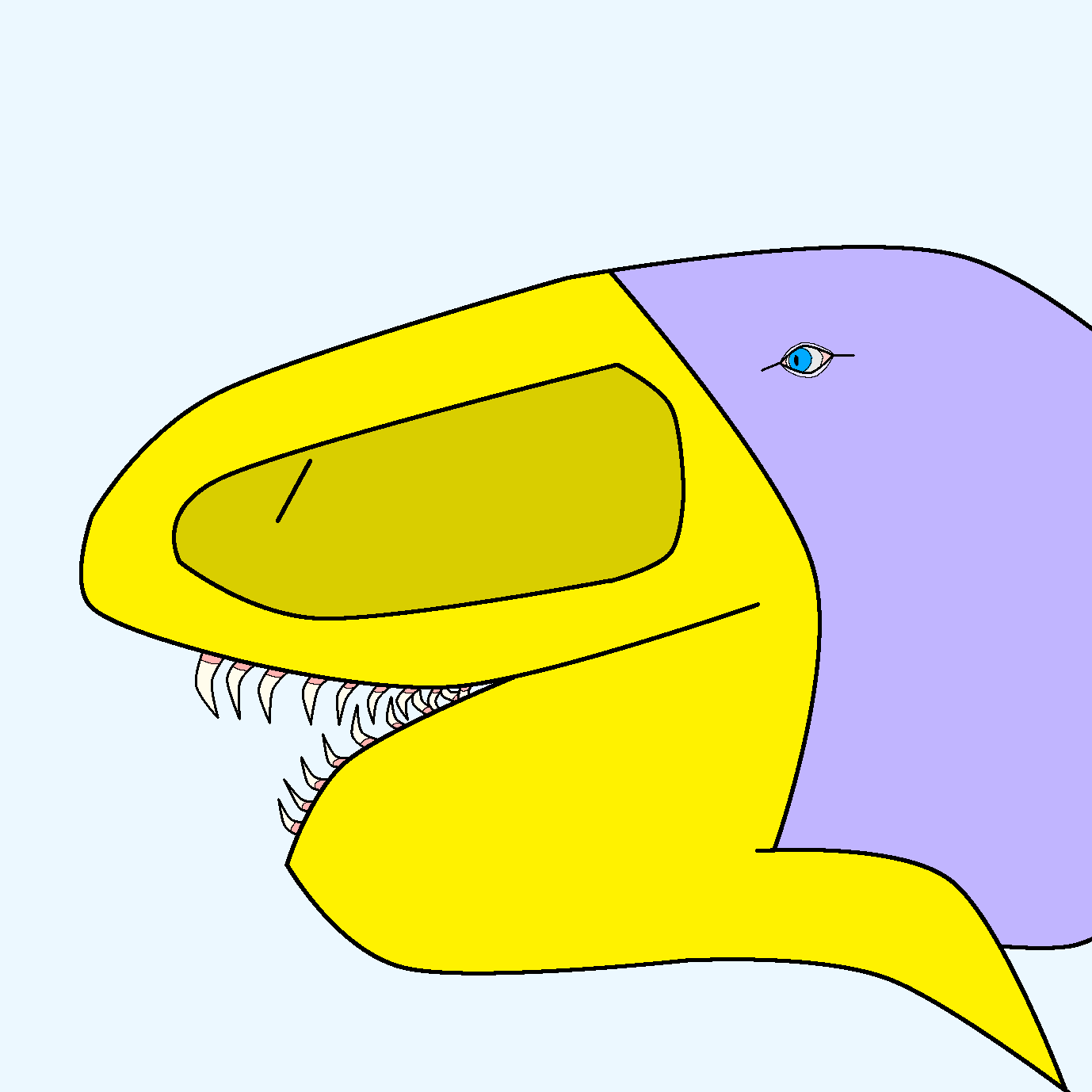 Strange Creatures Cossack Pterosaur - ibisPaint