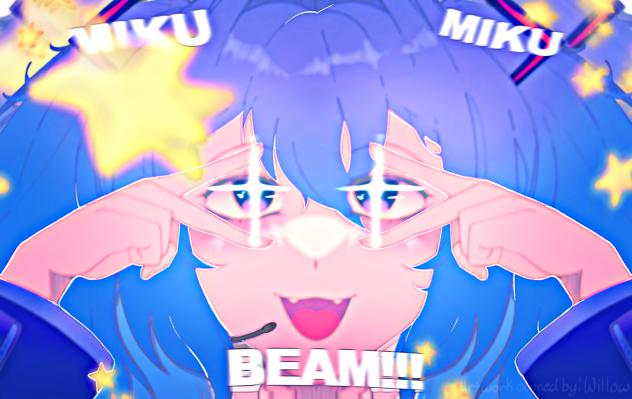MIKU MIKU BEAM!!!!!!!!!!!!!!!!!(Ver.1) - ibisPaint