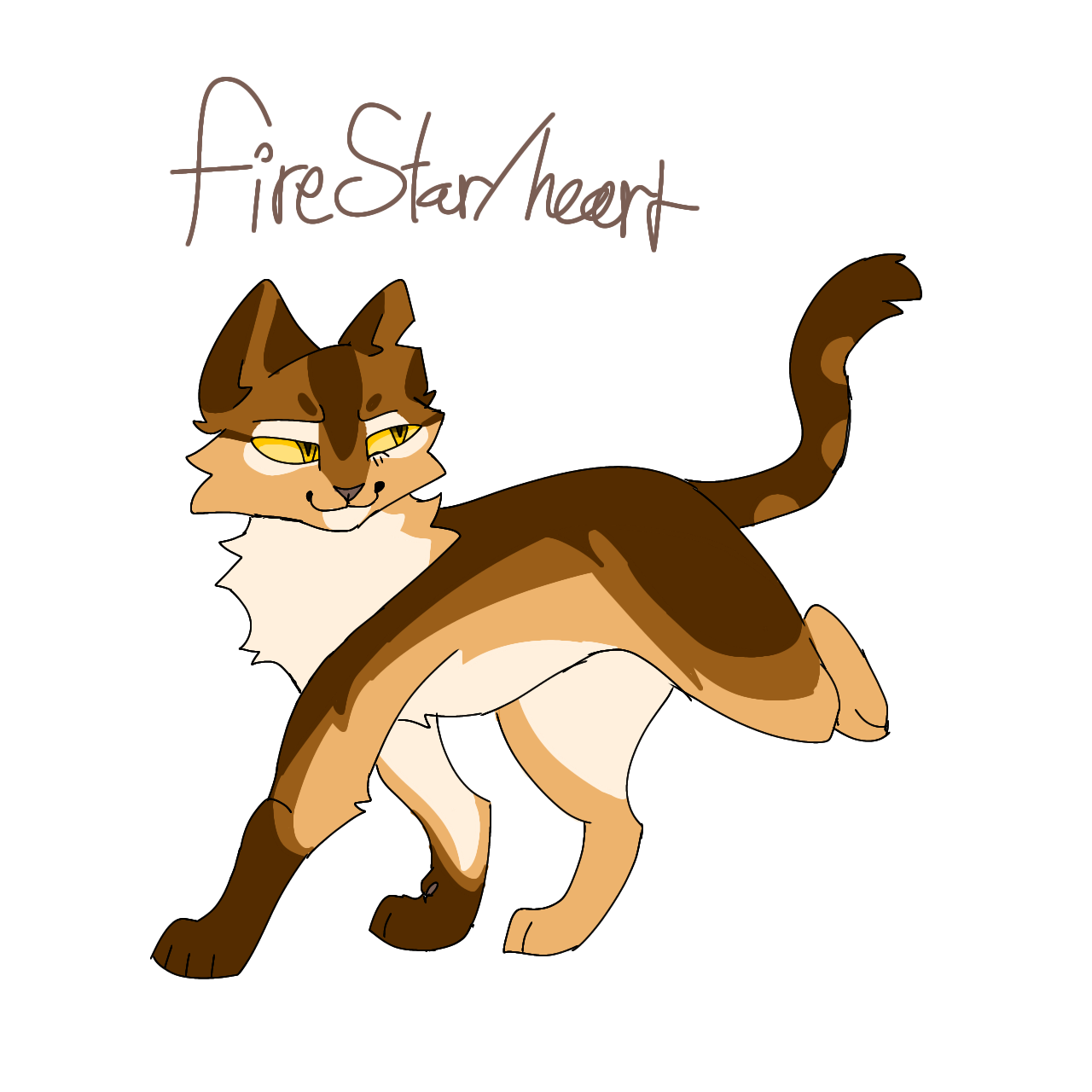 FIRESTAR ; WARRIOR CATS - ibisPaint