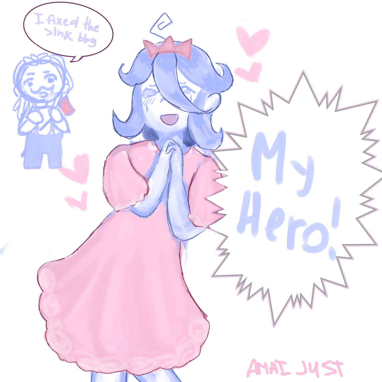 Pretty pink princess - ibisPaint