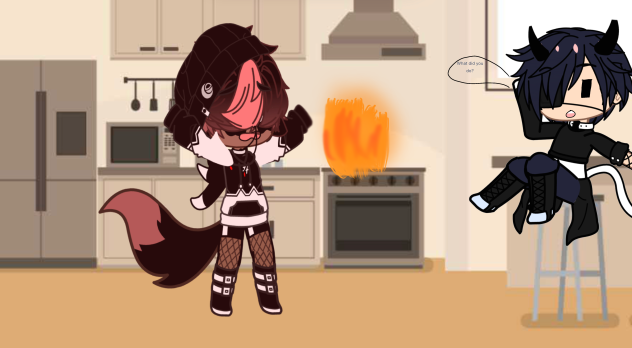 Gacha kitchen collab - ibisPaint