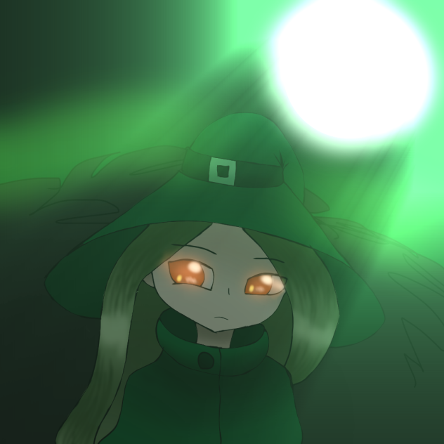Halloween - The green nightfall - ibisPaint