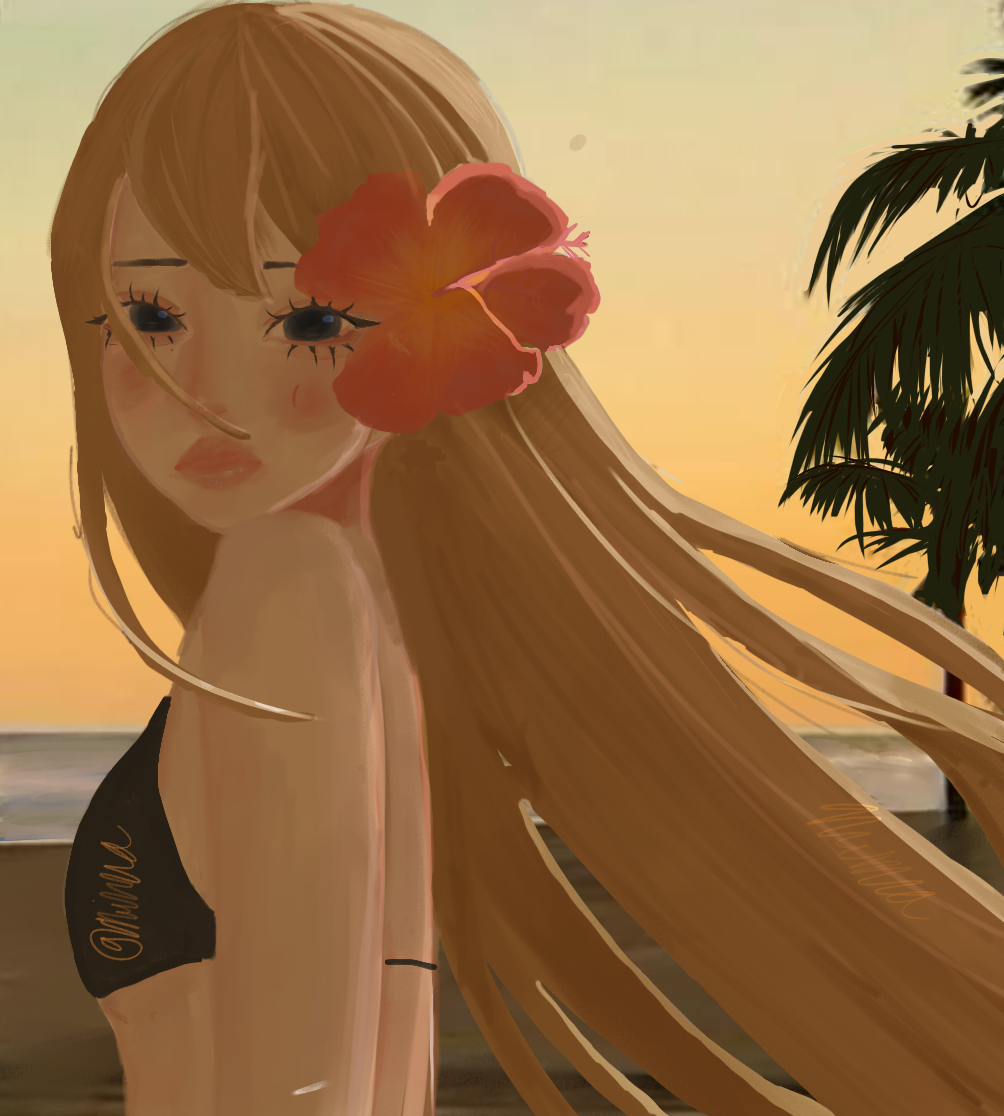 Beach girl! - ibisPaint