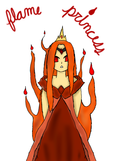 Flame princess - ibisPaint