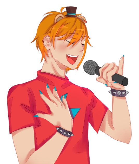 Glamrock freddy (human) - ibisPaint