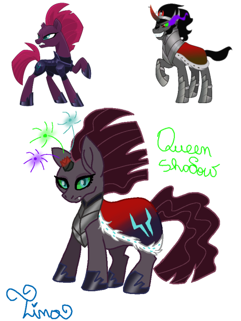 desenho de fusão Queen Shadow - ibisPaint