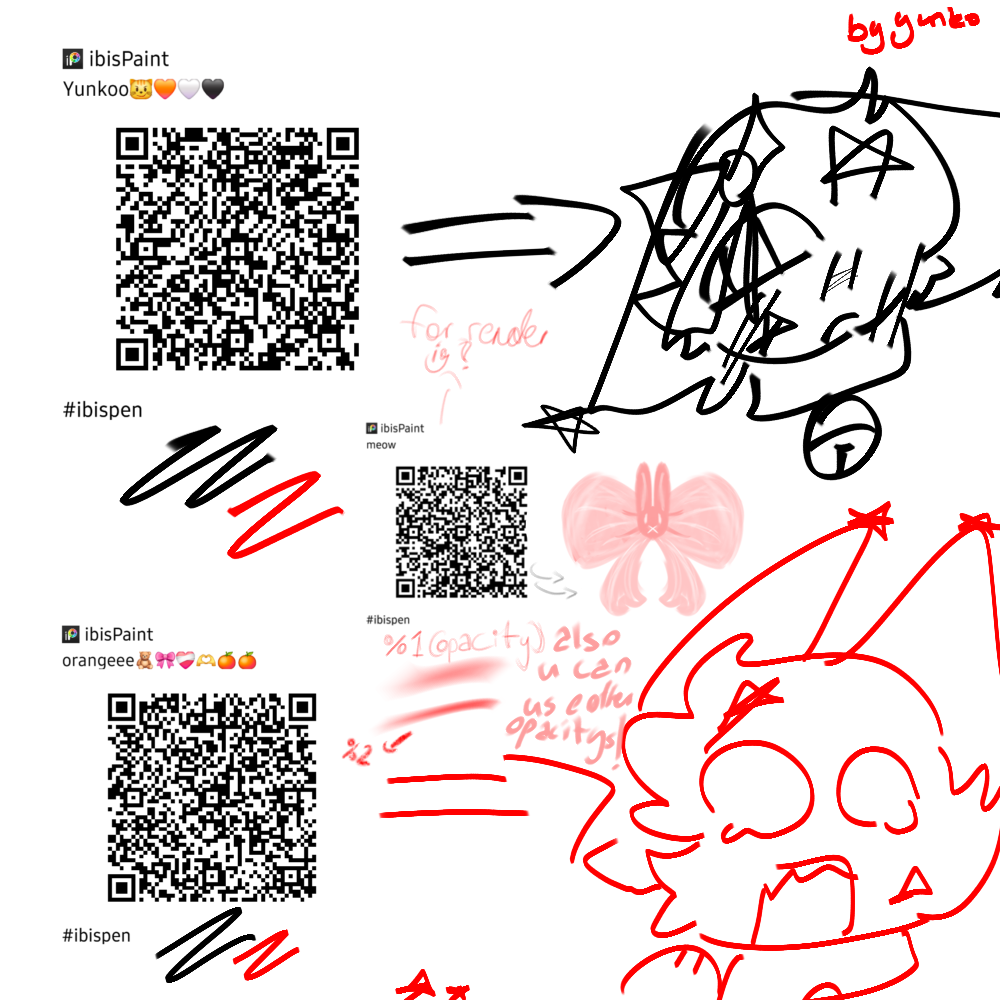 my burshes🎀 ️⭐️🧸(ik its cringe) - ibisPaint