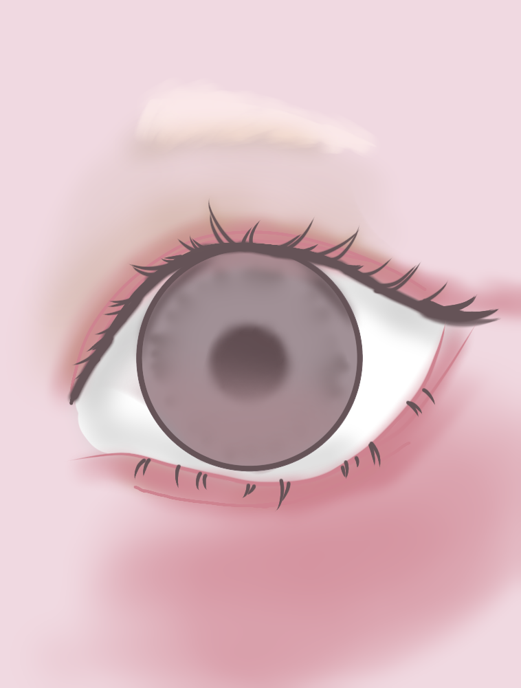 Brown cute eye - ibisPaint