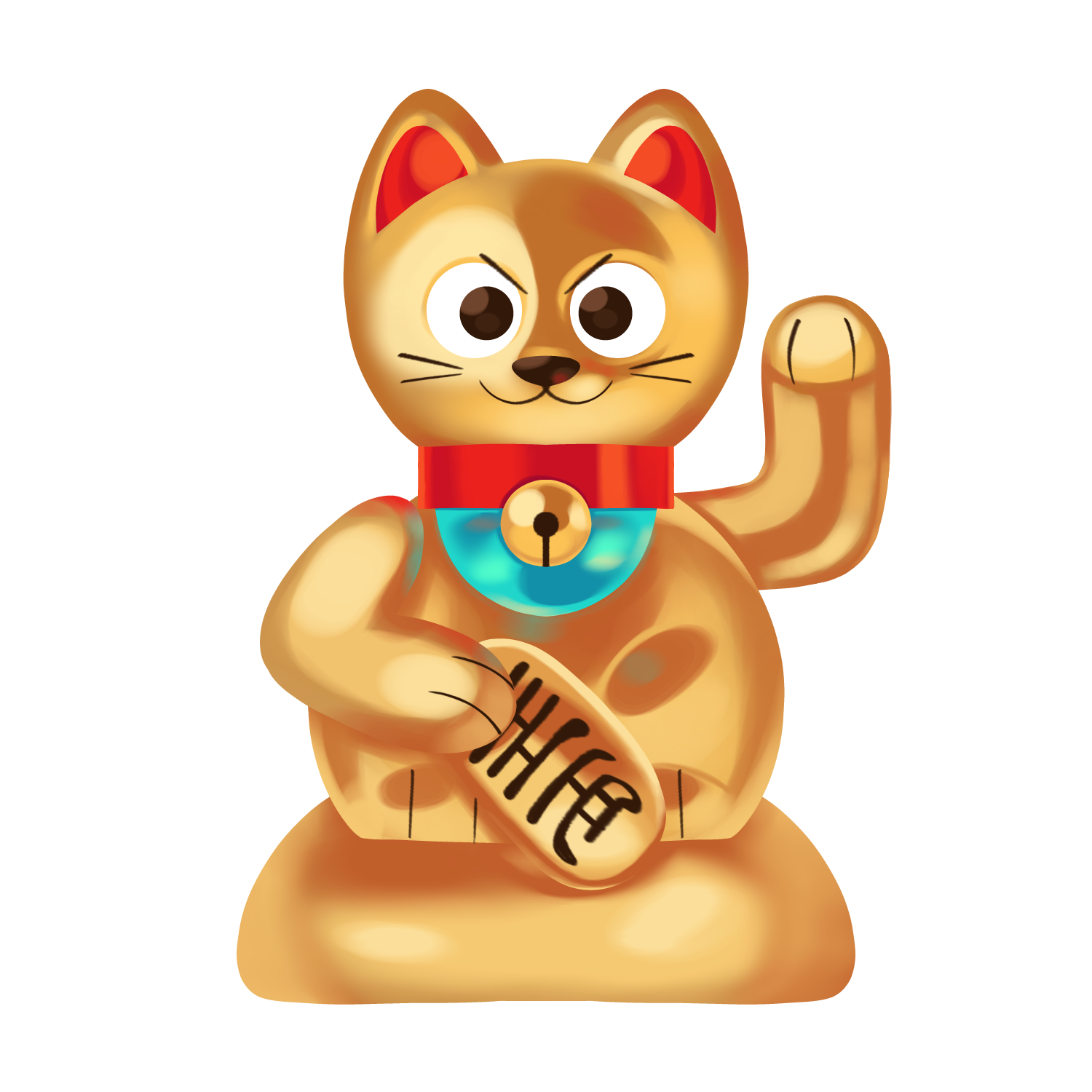 Maneki-Neko Golden V1 - ibisPaint