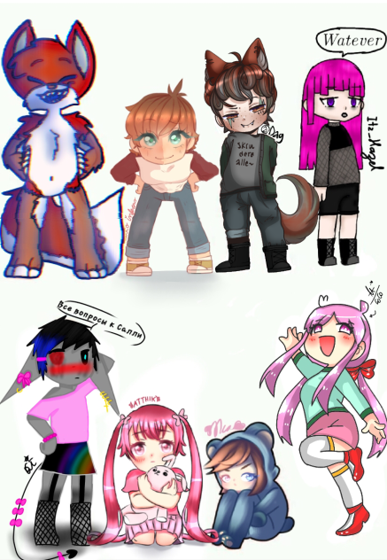 ㋛ hi I’m back with a colab again - ibisPaint