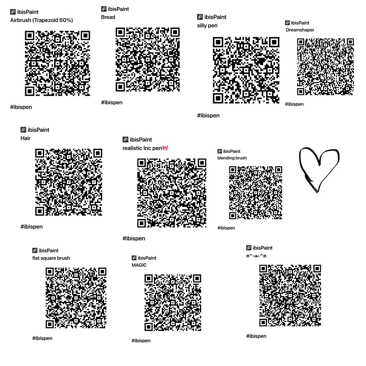 random brushes - ibisPaint