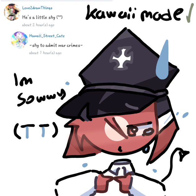 Im sowwy (⁠｡⁠ŏ⁠﹏⁠ŏ⁠) - ibisPaint
