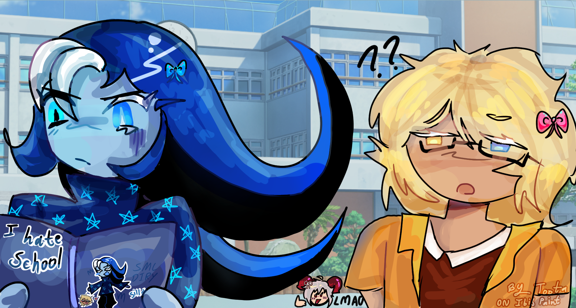 I hate this school - ibisPaint