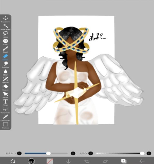 Yoko x Angel (traditional art oc) - ibisPaint