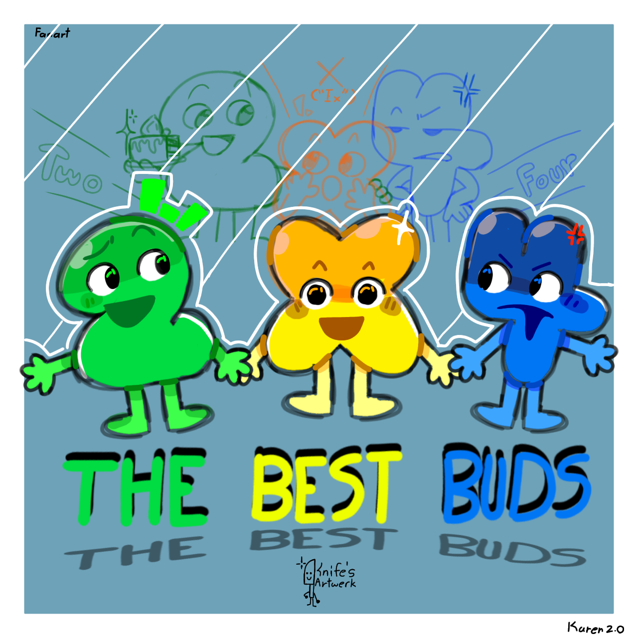 THE BEST BUDDIES (Trio) - ibisPaint
