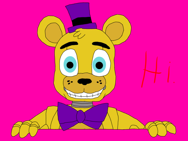 Fnaf World FredBear - ibisPaint