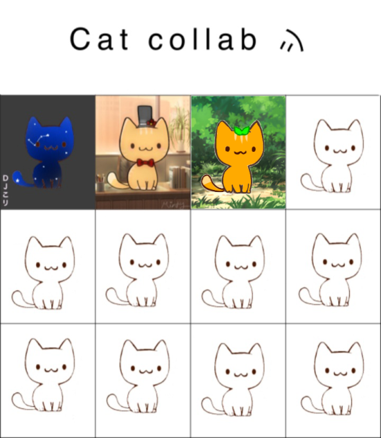 cat collab - - ibisPaint