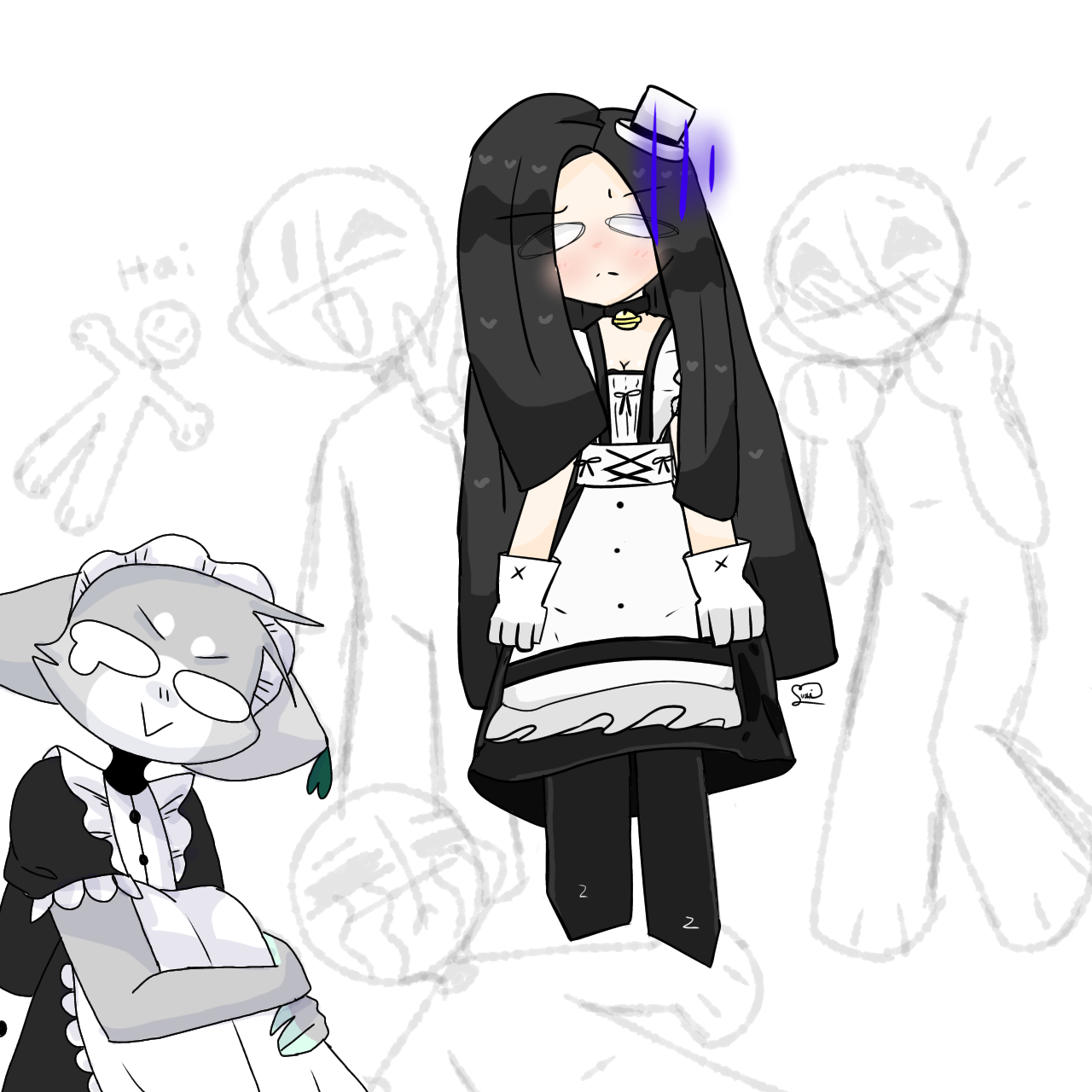 Maid Outfit Collab - ibisPaint