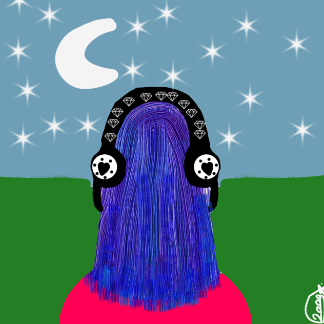 noche estrellada - ibisPaint
