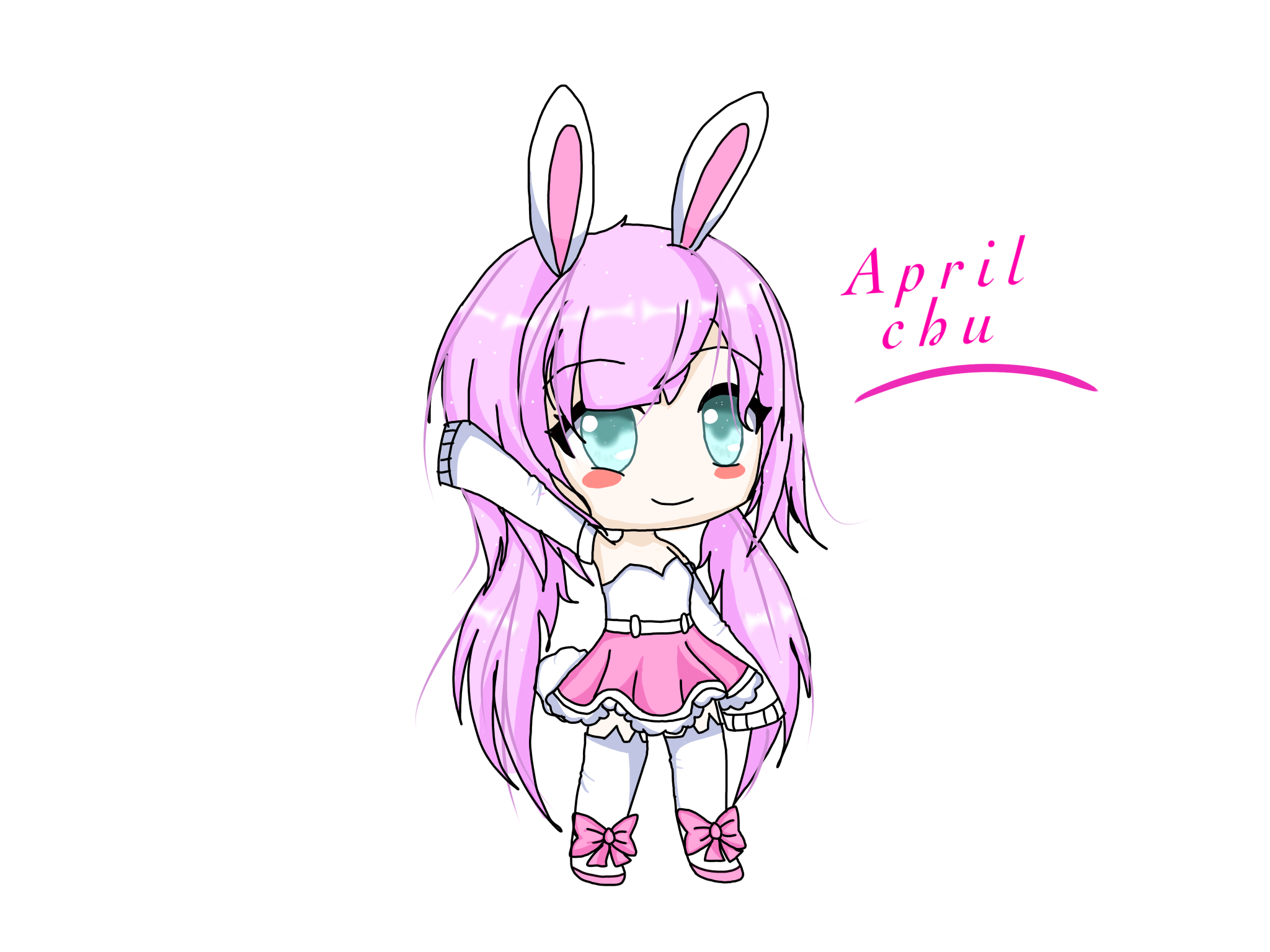 Art trade with April chu!.. - ibisPaint