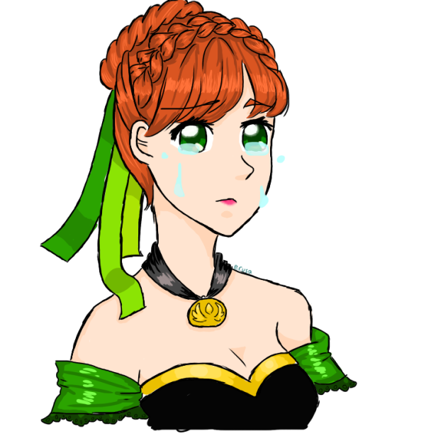 don't cry, Anna - ibisPaint