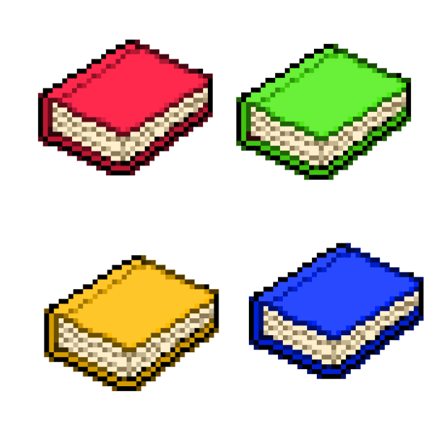 pixel book icons - ibisPaint