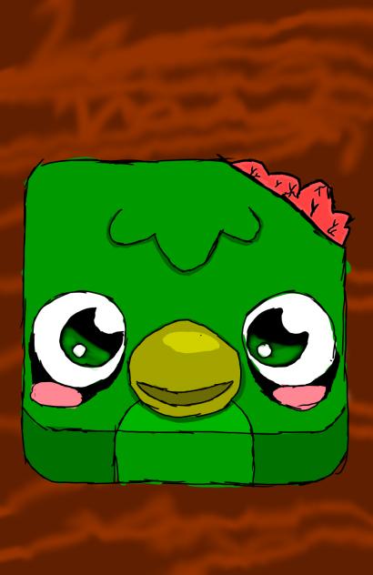 Zombie chicken blooket fan art - ibisPaint