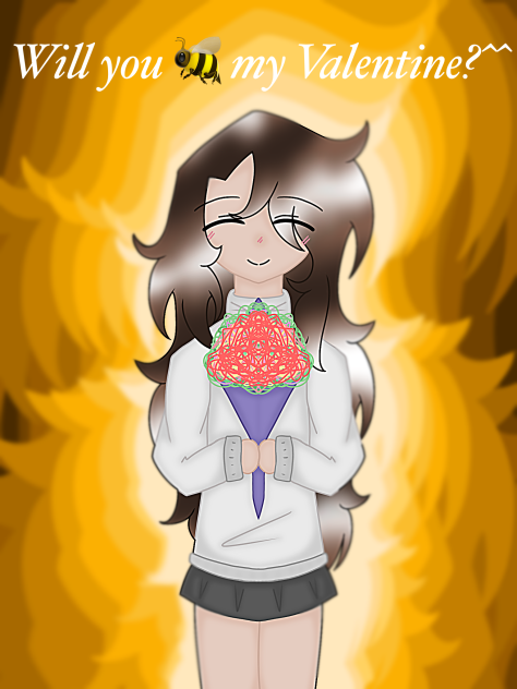 Will u 🐝 my valentine - ibisPaint
