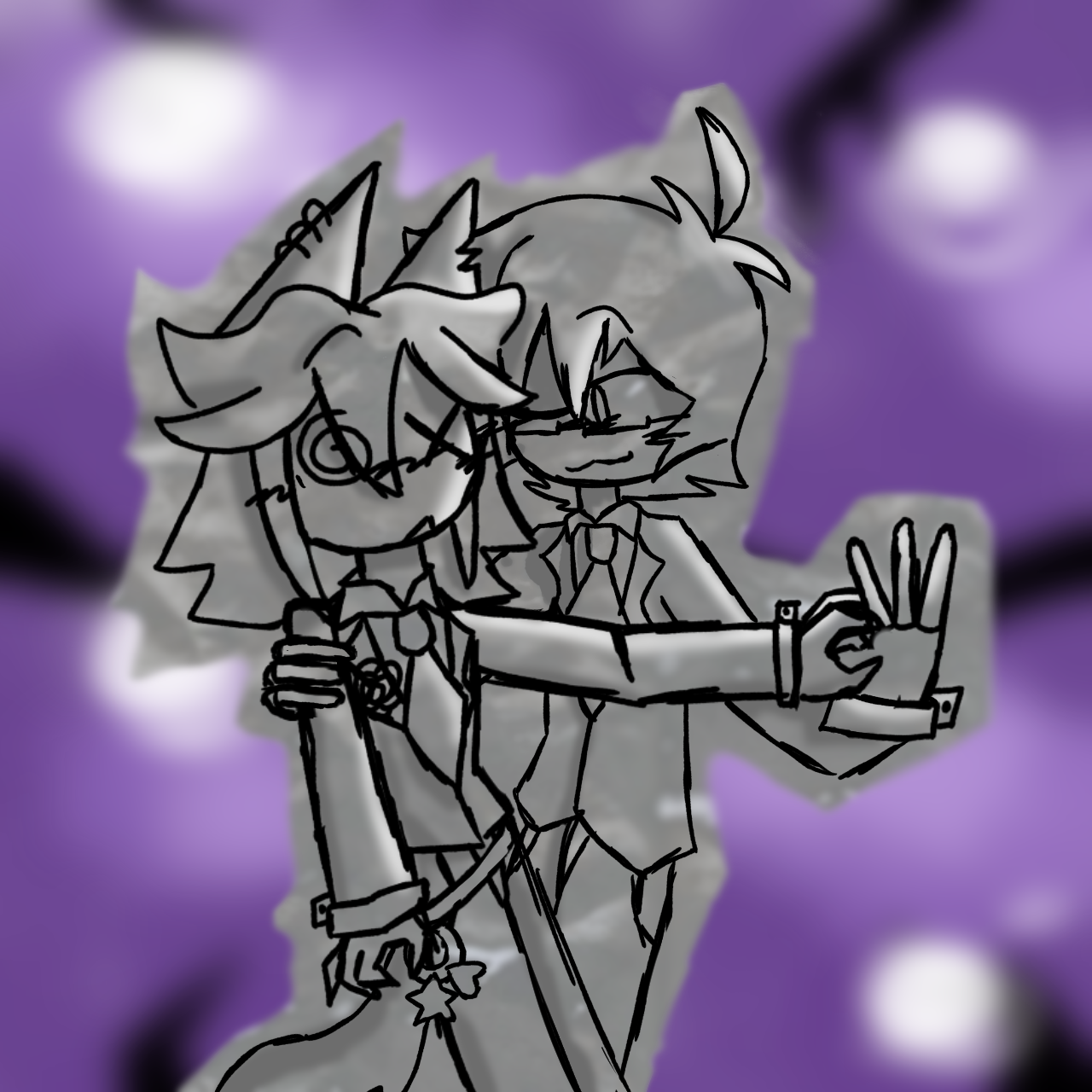 🖤Caleb and Fio💚 - ibisPaint