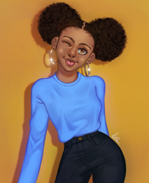 Puffs and Hoops 😜 - ibisPaint
