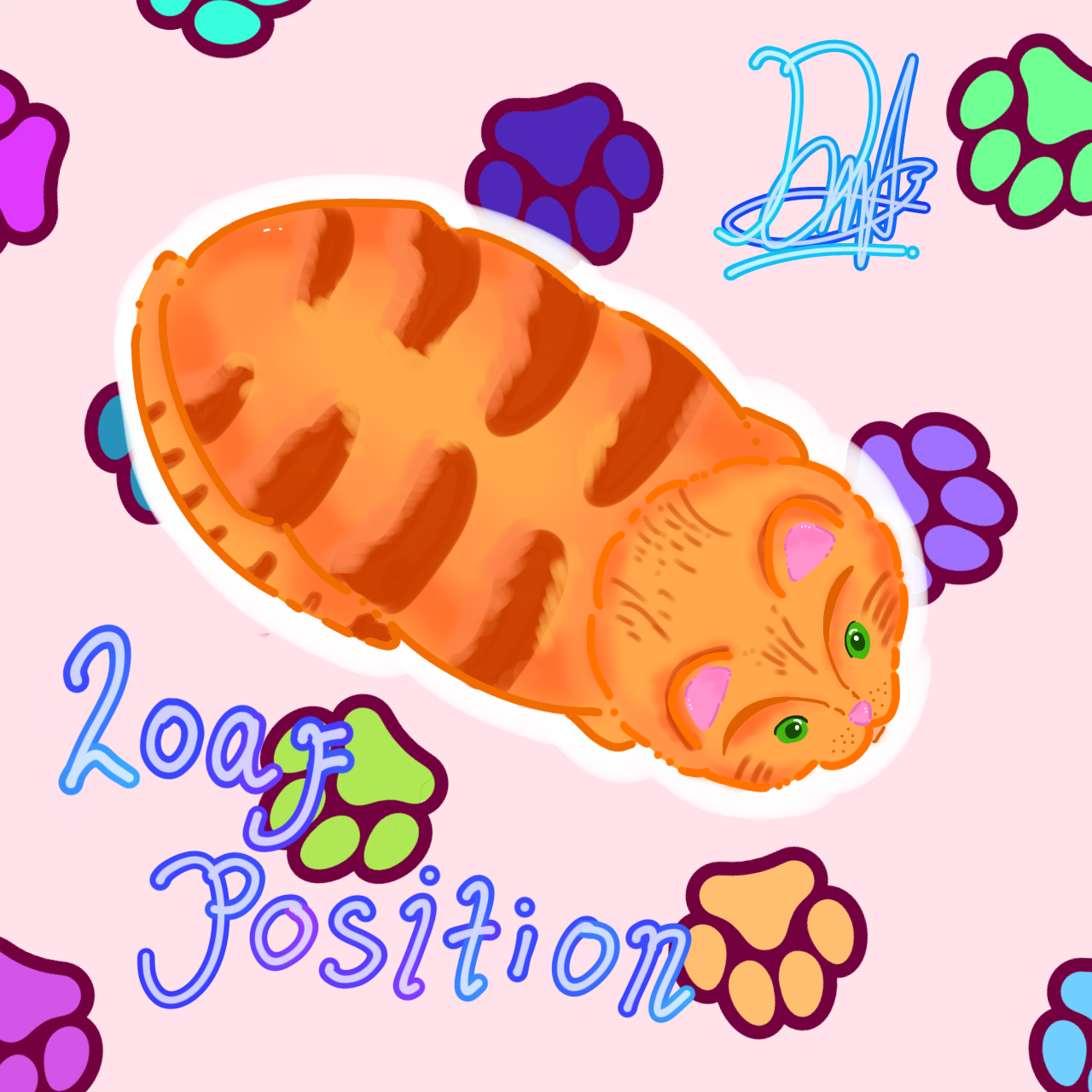 Loaf cat - ibisPaint