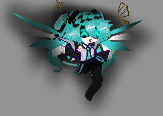 Miku as a murder drones character - ibisPaint