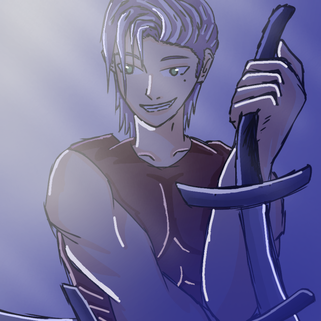 psyco killer with swords - ibisPaint