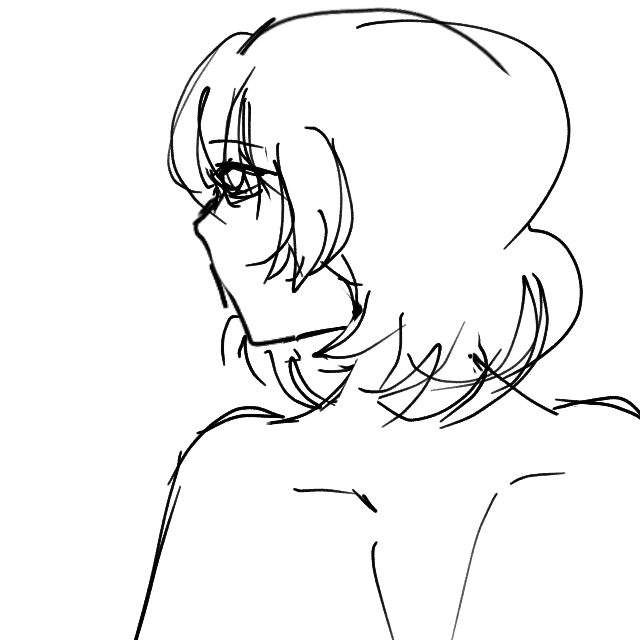 very rough head turn attempt - ibisPaint