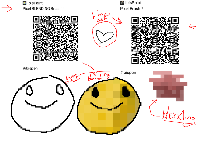 Pixel BLENDING Brush. - ibisPaint