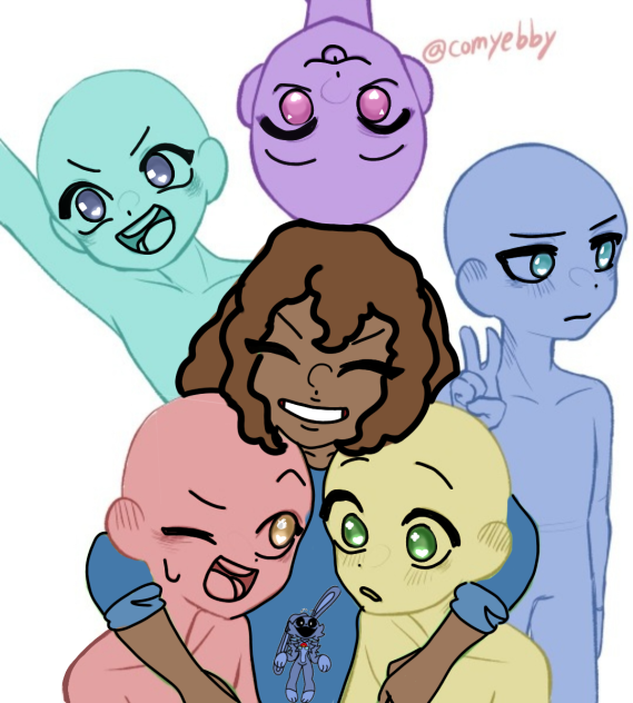 Draw y'all's critter OCS as humans - ibisPaint