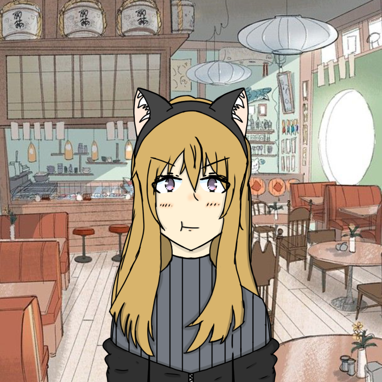 Cute girl with cat ears 🐈 - ibisPaint