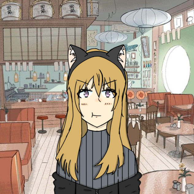 Cute girl with cat ears 🐈 - ibisPaint