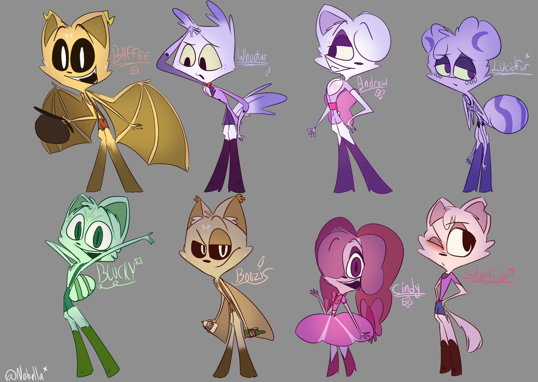 Main RABE ANIMALS characters - ibisPaint