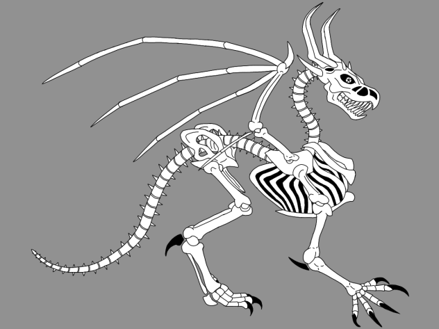 Dragon Skeleton - ibisPaint