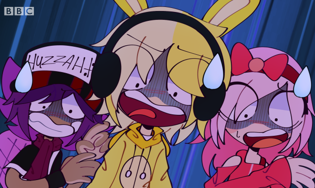 scared trio - ibisPaint