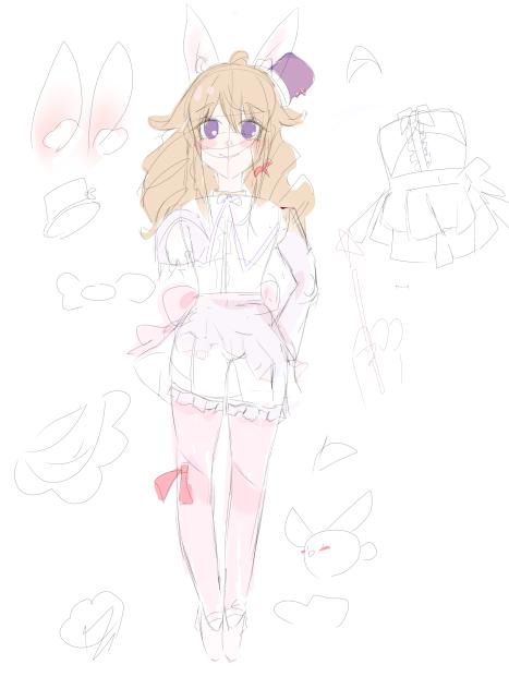 rough oc design for my clay figure. - ibisPaint