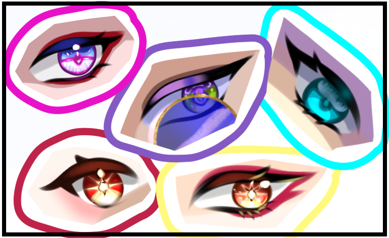unique eyes - ibisPaint
