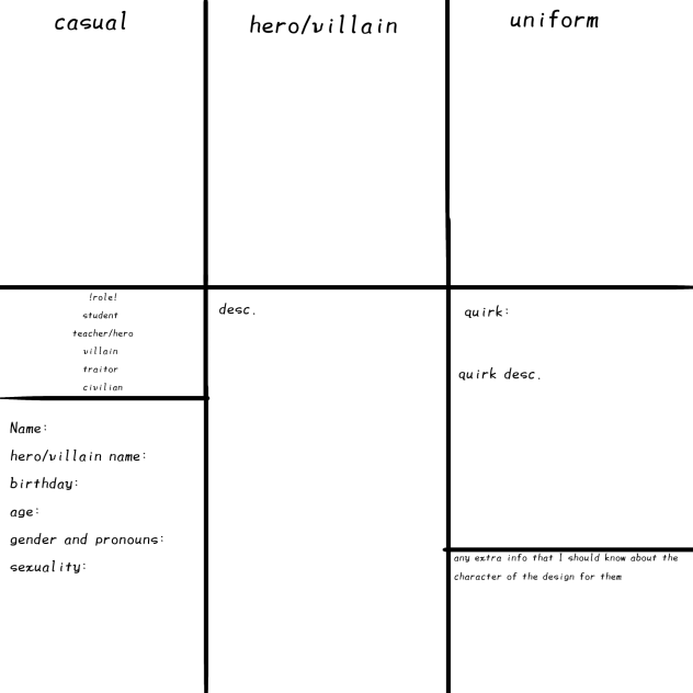 mha character sheet - ibisPaint