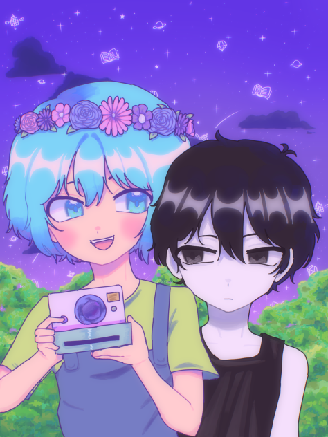 Omori and Basil - ibisPaint