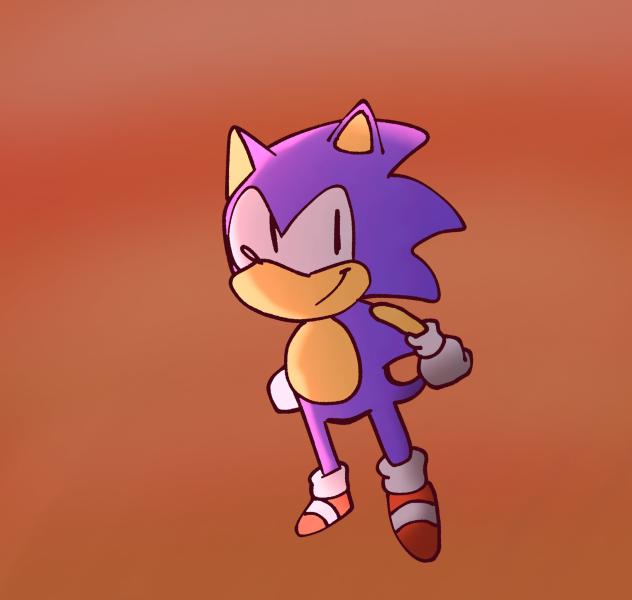 lighting again sonic - ibisPaint