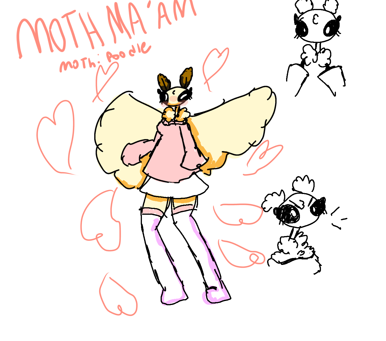 I love moths - ibisPaint