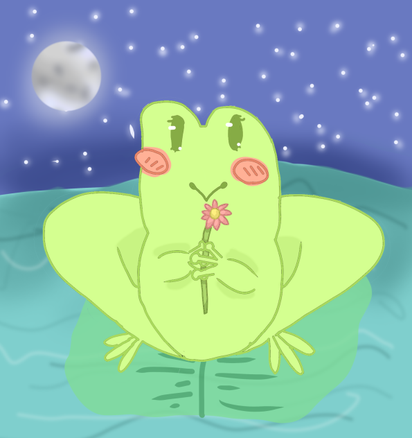 Cute frog - ibisPaint